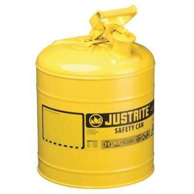 Type I Steel Safety Can, Diesel, 5 gal, Yellow / 1 EA – Safety-Stop Supply