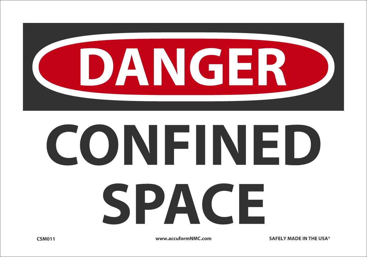 Sign DGR CON SP 7X10 MV – Safety-Stop Supply